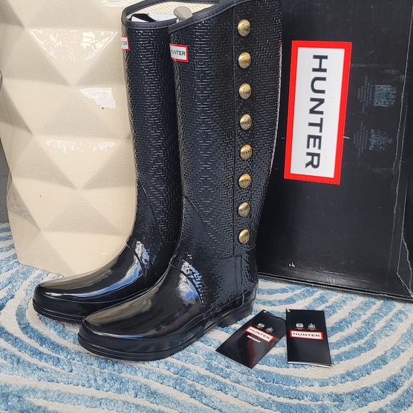 Hunter | Shoes | Hunter Black Tall Rain Boots | Poshmark